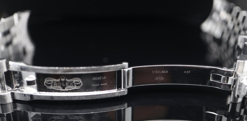 Vintage Rolex Super Jubilee 63160 16mm Steel Mid Size Watch Bracelet ...