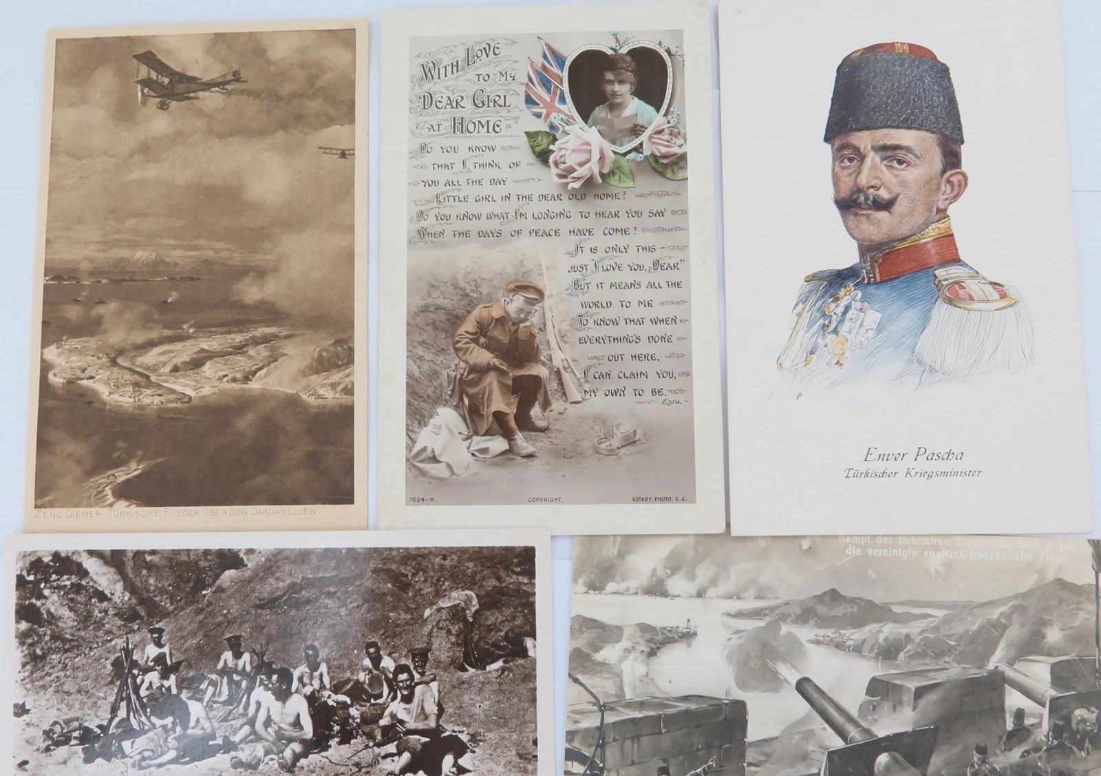Job Lot WW1 Postcards. Includes Real Photo. RPPC - Harrington & Co.