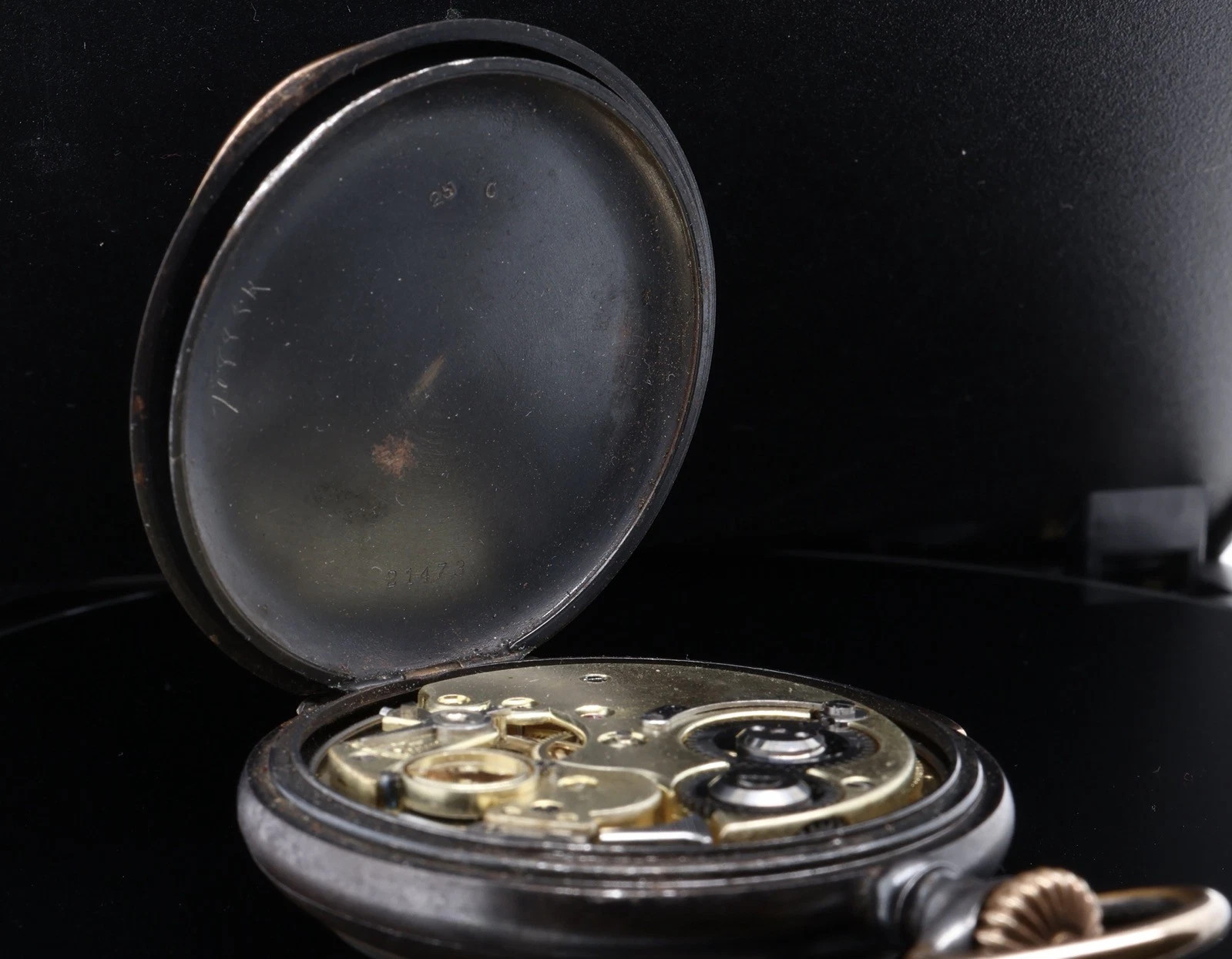 Antique Volta 52mm Gun Metal Repeater Pocket Watch - Serviced ...