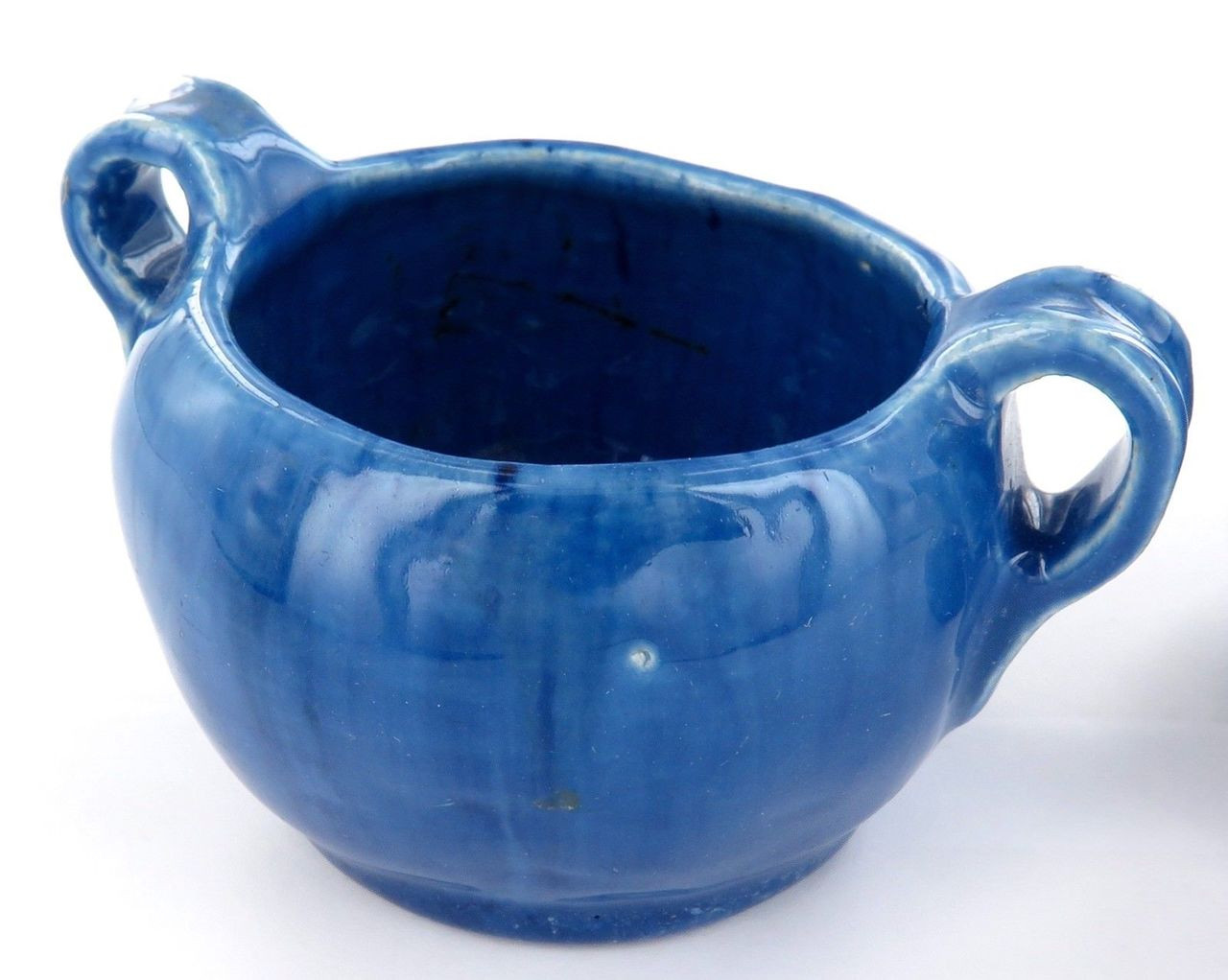 1934 HARVEY SCHOOL POTTERY. MATCHING PAIR SUGAR & CREAMER. DATED ...