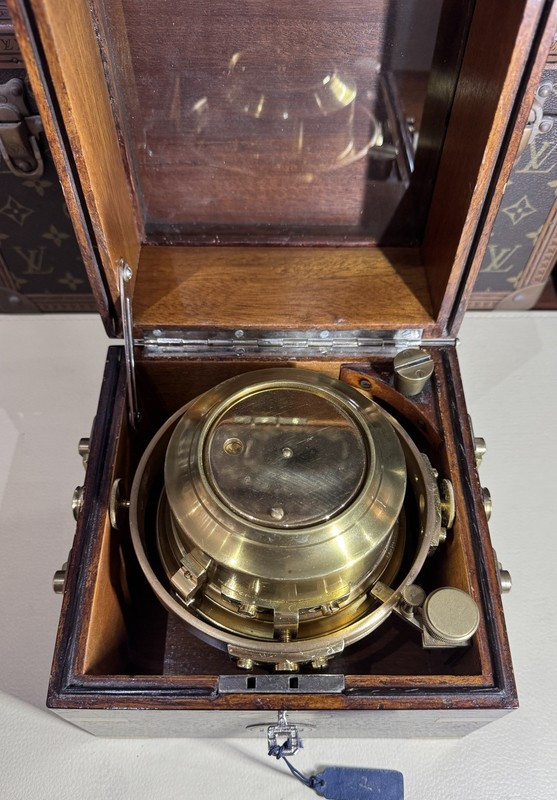 1937 Ulysse Nardin 1333 Two-day Going U.S. Navy Ship's Marine Boxed ...