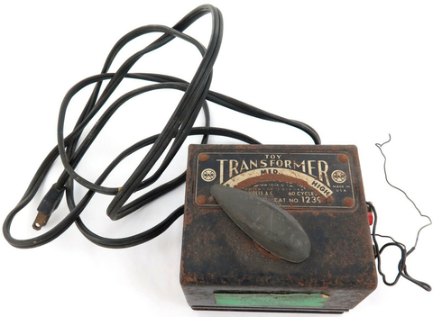 RARE VINTAGE MAR No 1239 120V 60W METAL TOY TRANSFORMER.