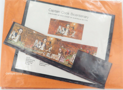 Mint 1970 Captain Cook Bicentenary Pack, Unopened Still Sealed