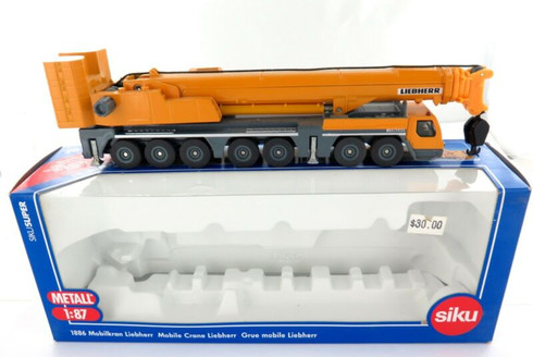 SIKU 1886 QUALITY HEAVY SET LIEBHERR MOBILE CRANE DIECAST BOXED ...