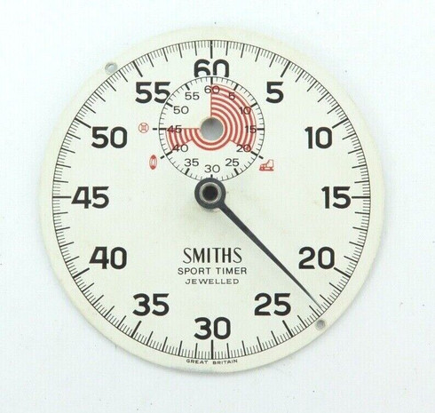 Smiths Sports Timer Stopwatch Dial & Centre Sweep Hand. - Harrington & Co.