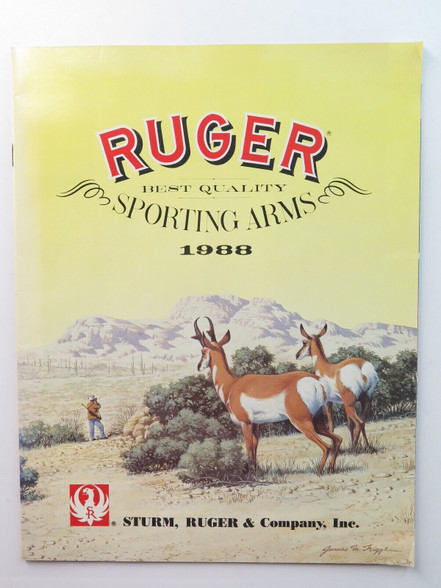 Sturm Ruger & Co 1988 Sporting Firearms Gun Catalogue - Harrington & Co.