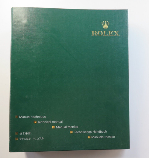 c 2000s Rolex Technical Manual Folder (only three leaflets inside ...