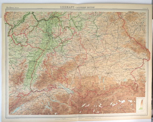 1922 Scarce Times Survey Atlas of the World. Plate No.39 Map of ...