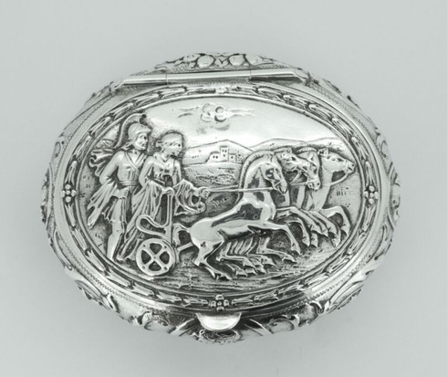 Late 1800s German Hanau Silver Box Made For French Market Roth & Co 64 ...