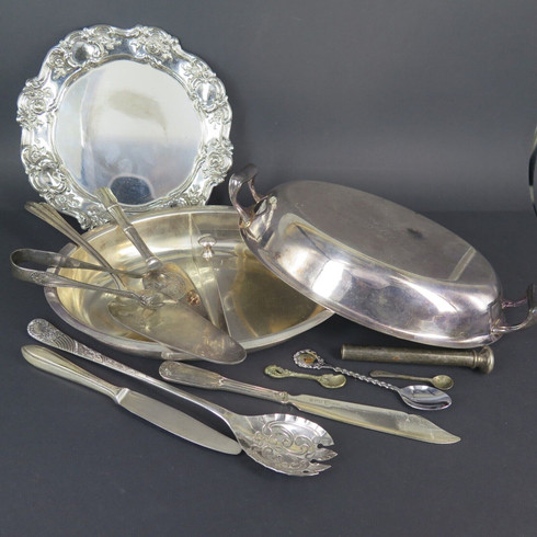 Group Lot of Vintage / Antique Silverplate Items #3 - Harrington & Co.