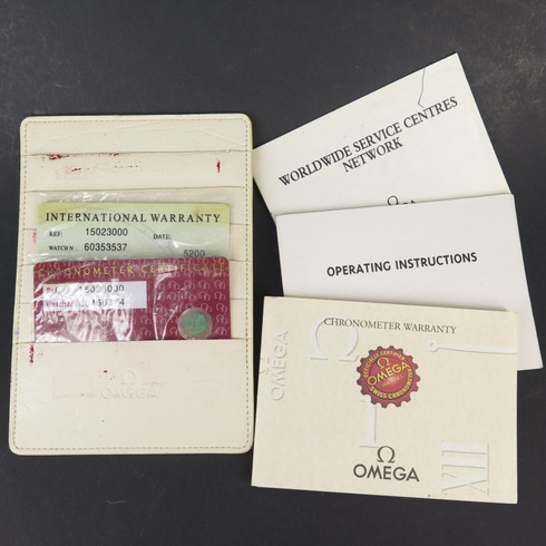 Omega Wallet with Constellation Chrono 1502.30.00 International ...