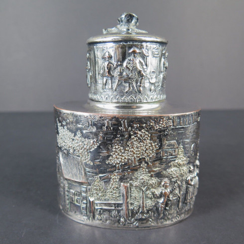 Antique Colonial Revival Tea Caddy Canister by Barbour Silver Co ...