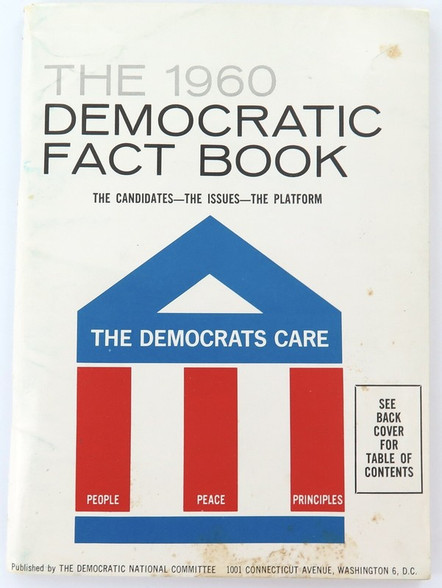 1960 "The 1960 Democratic Fact Book". USA Politics, JFK, LBJ ...