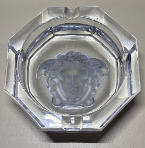 Versace Medusa Rosenthal Octagonal Crystal 15cm Cigarette Holder ...