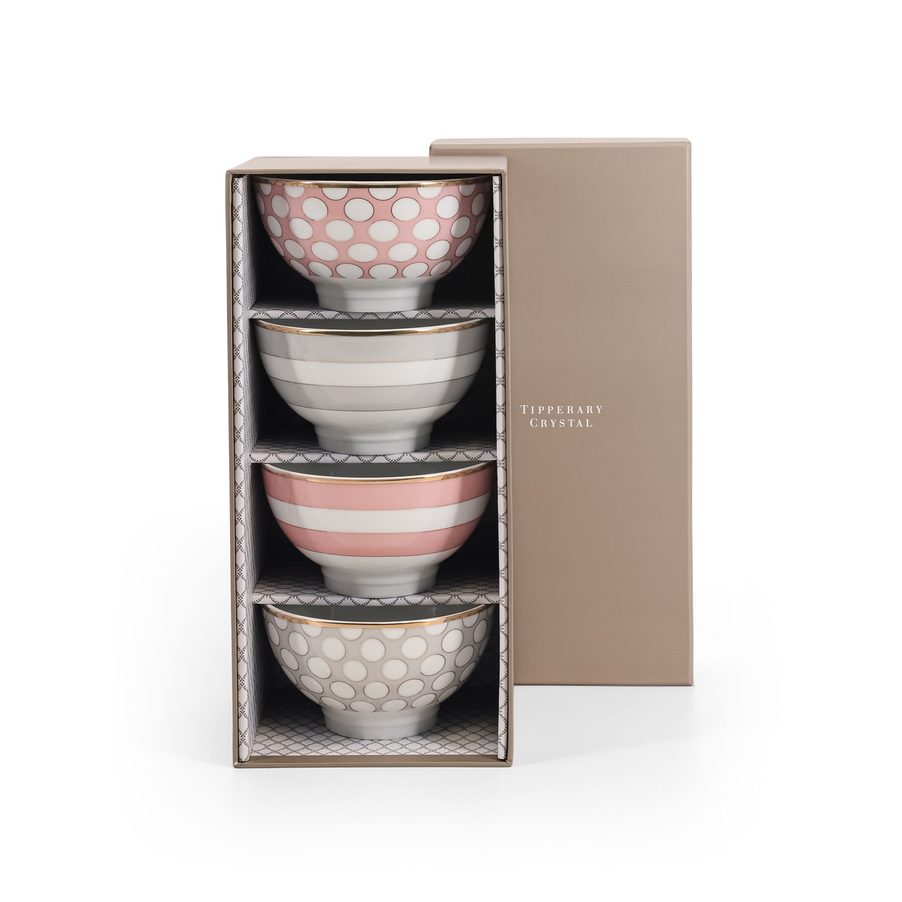 Spots & Stripes S/4 Bowls