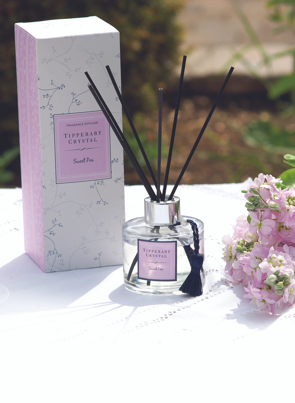 Sweet Pea Fragranced Diffuser Set