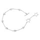 Stars Silver Bolo Chain Bracelet