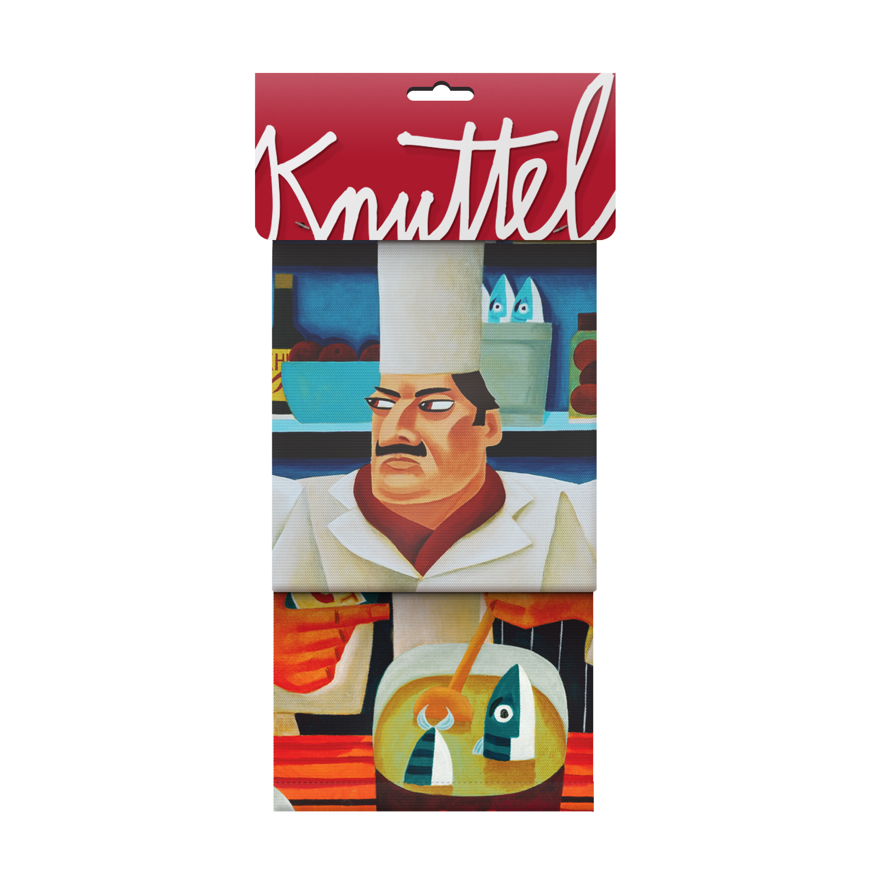Graham Knuttel T-Towels - 'Hot Pot & Three Chefs'