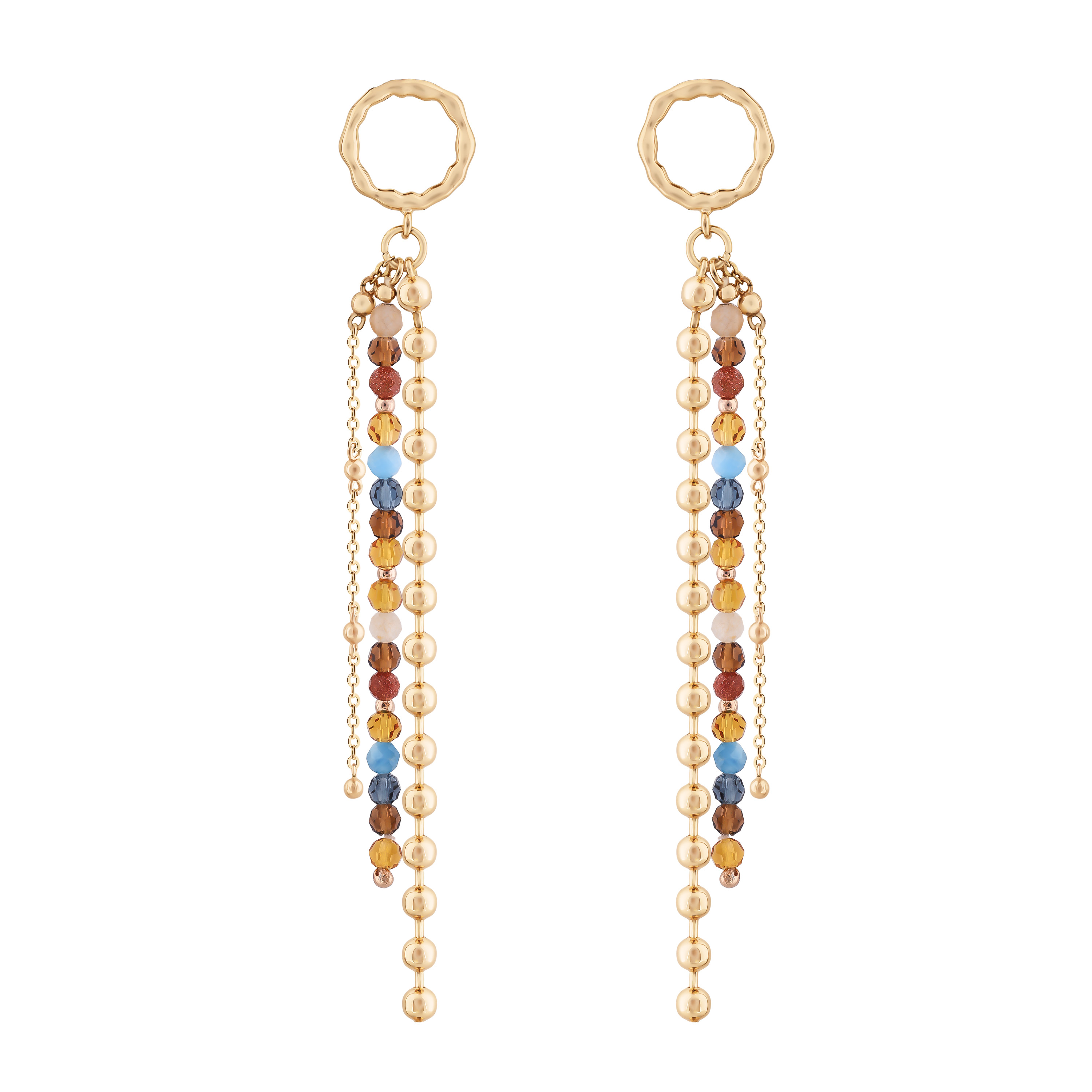 TC Bead - Turquoise Drop Earrings