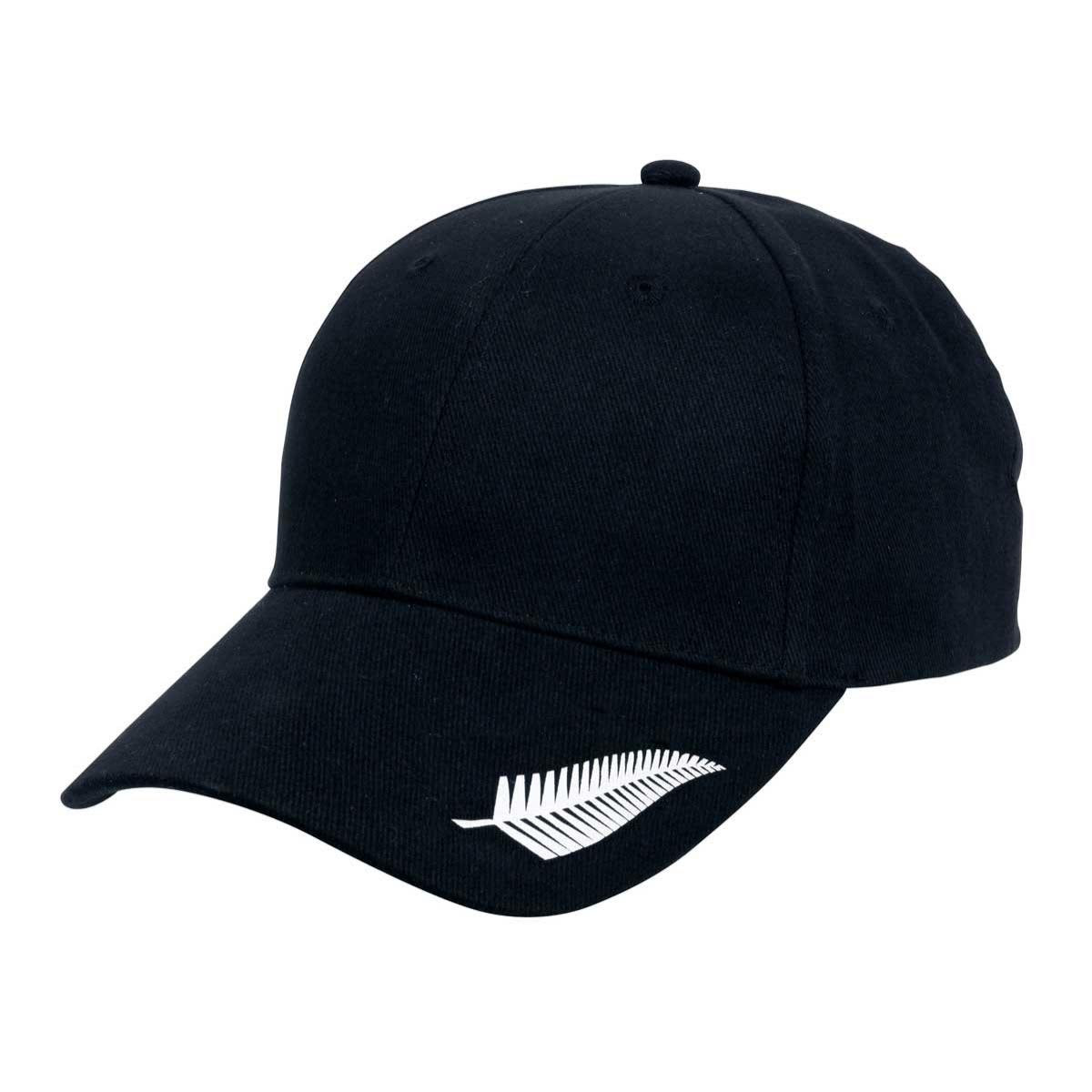 Silver Fern Cap Black - Tell and Sell Ltd
