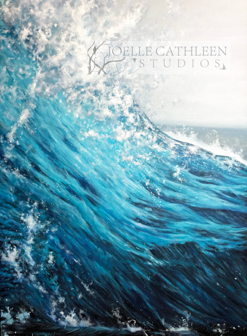 BLUE TONIC (SOLD) - Joelle Cathleen Studios