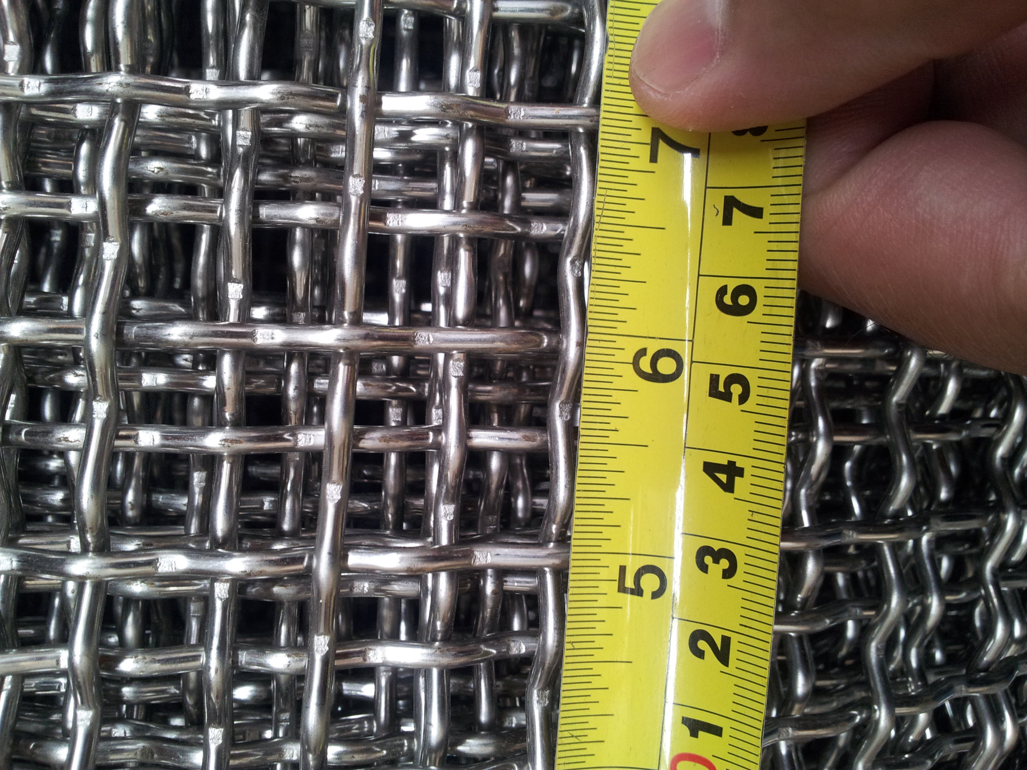 A1H22.2 Woven Wire Mesh Per Metre: 22.2mm Aperture x 3.15mm Dia Wire