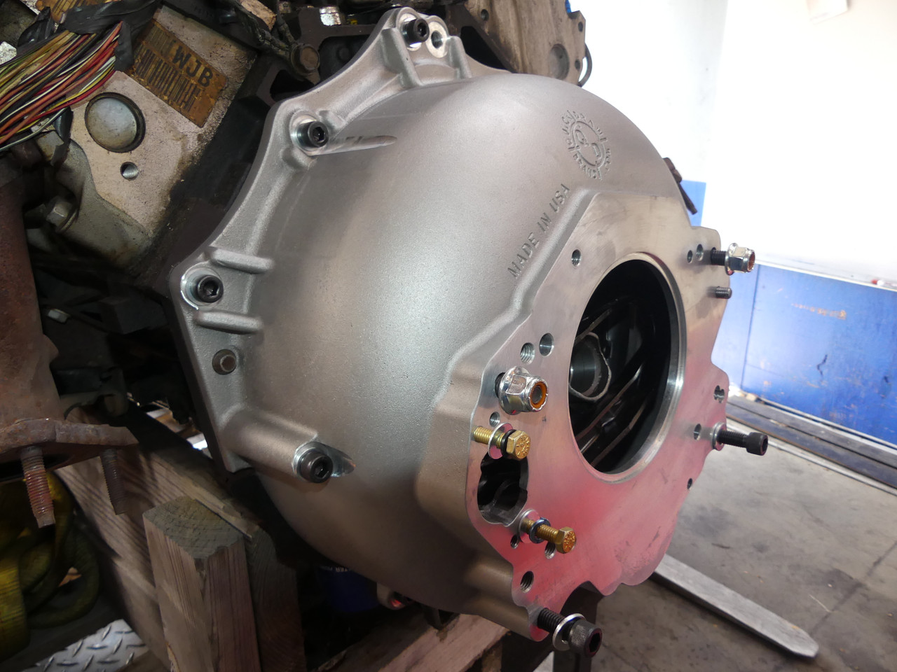 Chevy LS V8 to Tremec TR4050 5 Speed 4×4 w/ Clutch & Flywheel