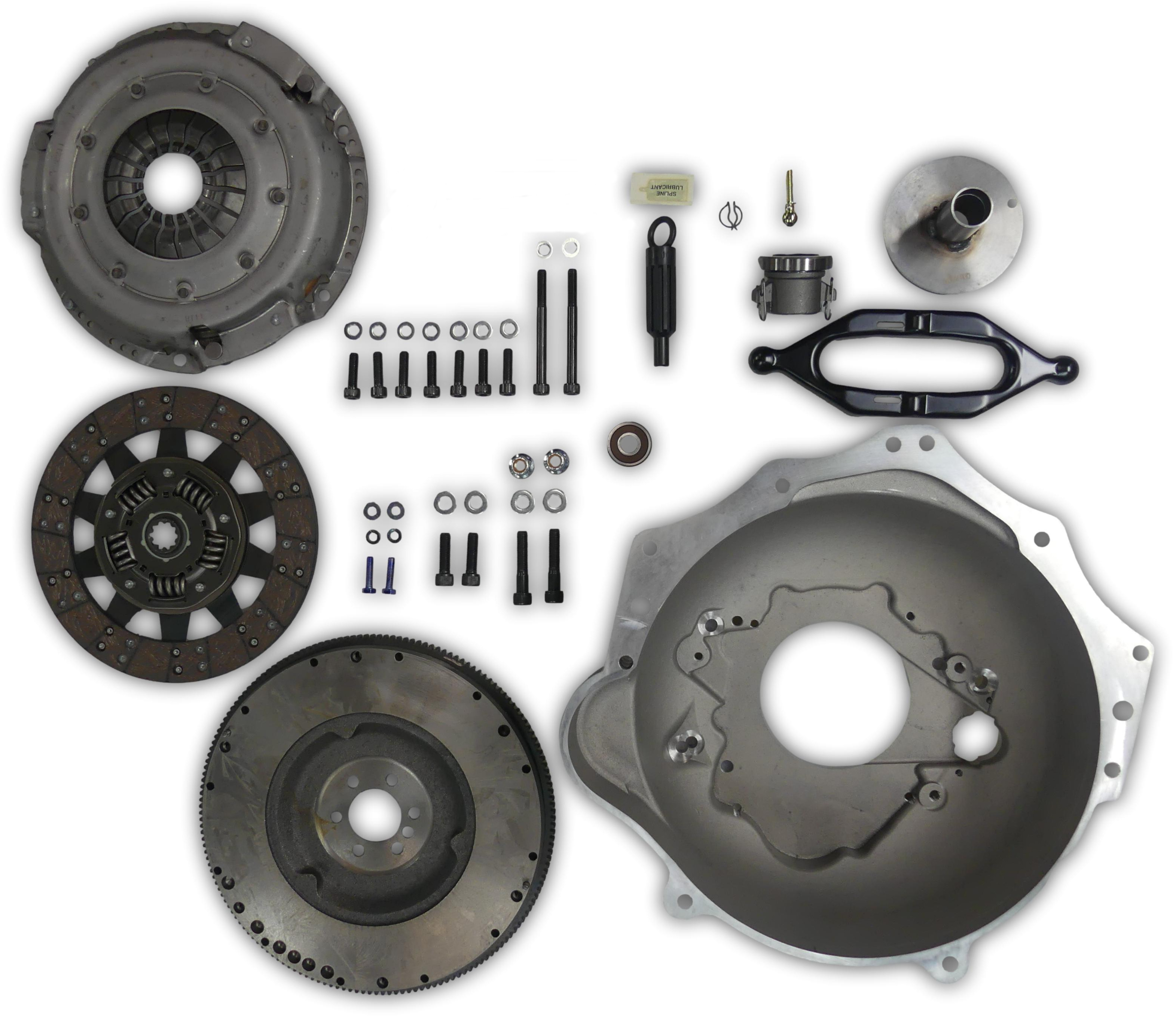 Chevy LS V8 to Tremec TR4050 5 Speed 4×4 w/ Clutch & Flywheel