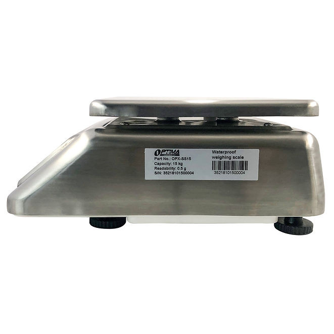 Optima Large Platform Washdown Bench Scale 6kg - Scales.net