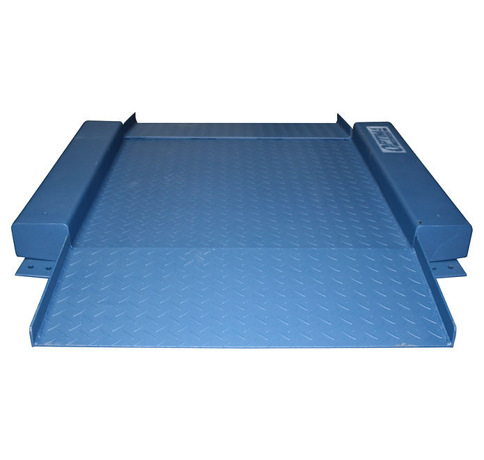 Optima 5,000 lb Drum Scale Low Profile Scale with 2 Ramps - Scales.net
