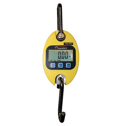 Optima Portable Industrial Hanging Scale 600lbs - Scales.net