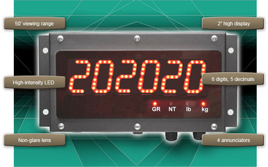 Triner 2" RD-20 Remote Display - Scales.net