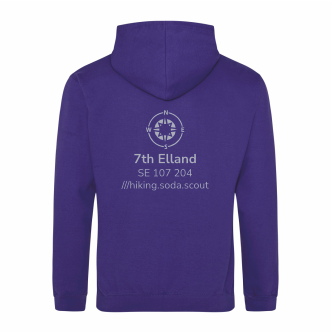 7th Elland Scouts Hoody Purple - Adults - Direct Workwear