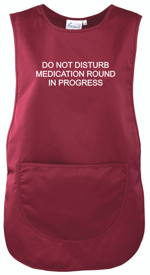 Do Not Disturb Nurse on Drug Round Tabards - Create your own message