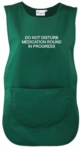 Do Not Disturb Nurse on Drug Round Tabards - Create your own message