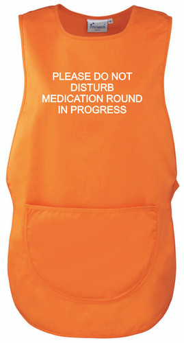 Do Not Disturb Nurse on Drug Round Tabards - Create your own message