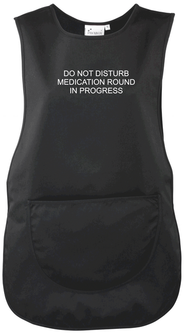 Do Not Disturb Nurse on Drug Round Tabards - Create your own message
