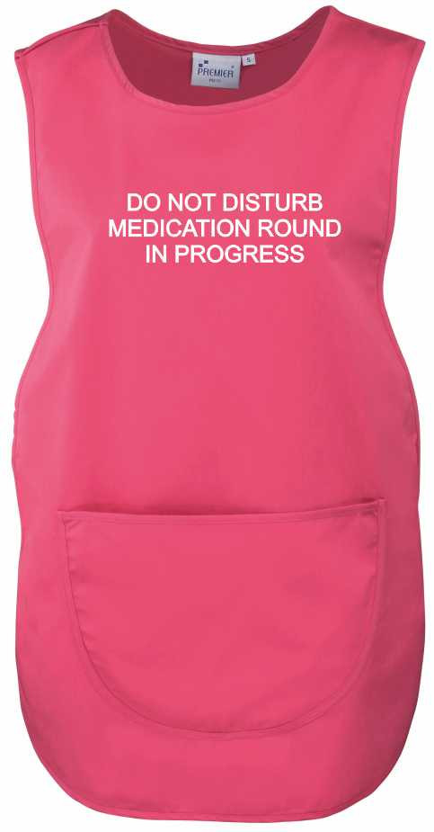 Do Not Disturb Nurse on Drug Round Tabards - Create your own message