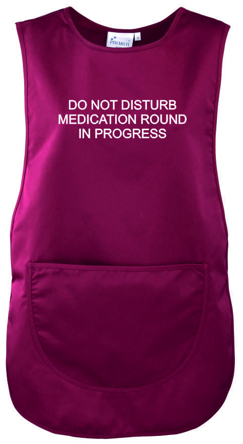 Do Not Disturb Nurse on Drug Round Tabards - Create your own message