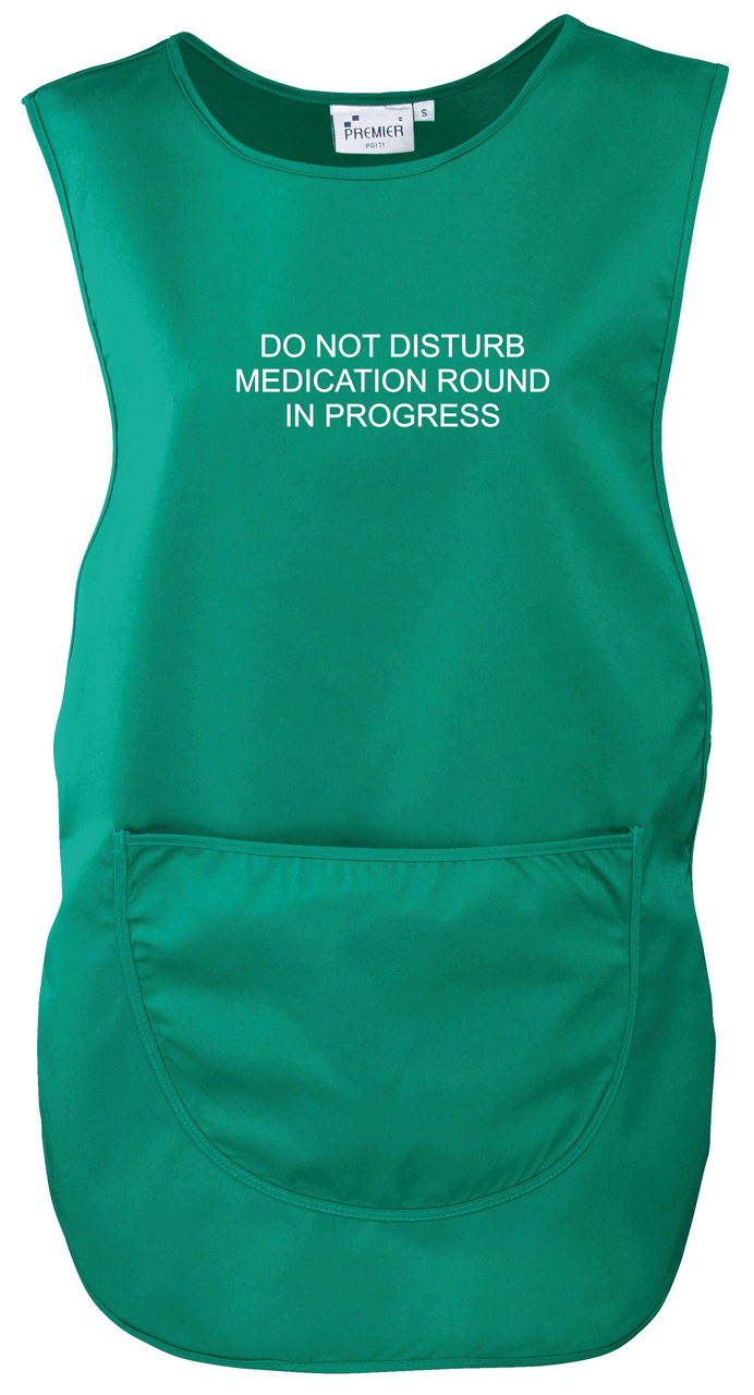 Do Not Disturb Nurse on Drug Round Tabards - Create your own message
