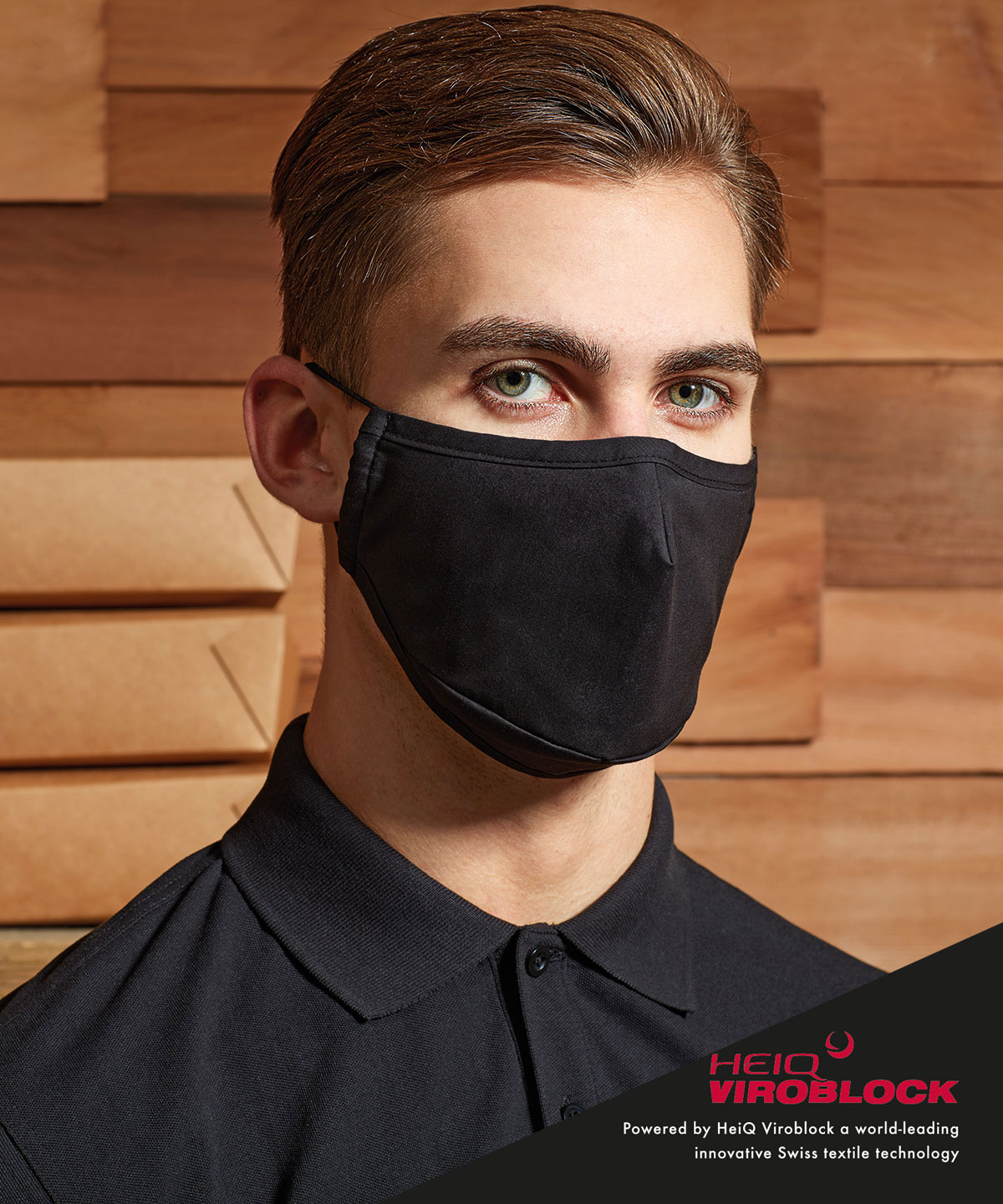 Premier HeiQ Viroblock 3-Layer Face Mask - PR994 - Direct Workwear