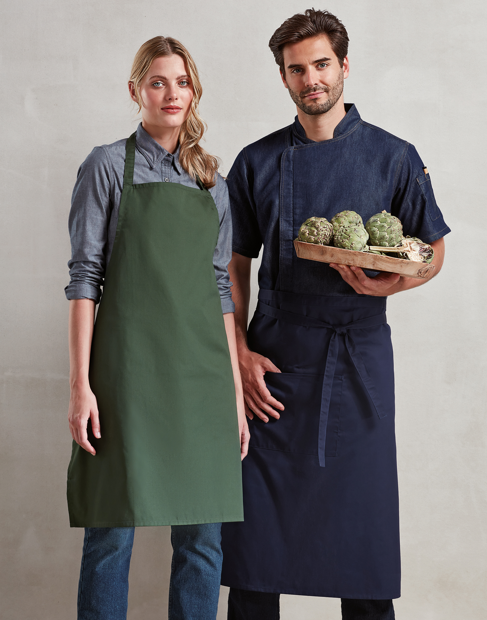 Bib Aprons - Branded with your Company Logo - Direct Workwear