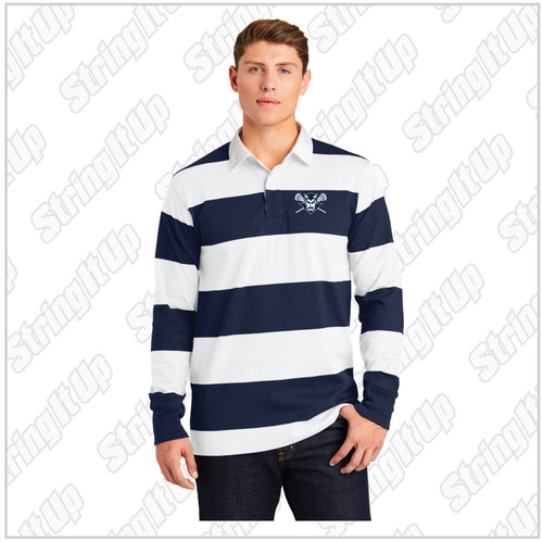 Huntington Lax Adult Sport-Tek® Classic Long Sleeve Rugby Polo