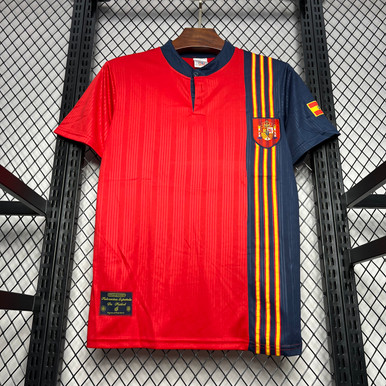 Spain 1996 Home Retro - FutbolFanatic