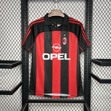 AC Milan 2001/02 Home Retro - FutbolFanatic