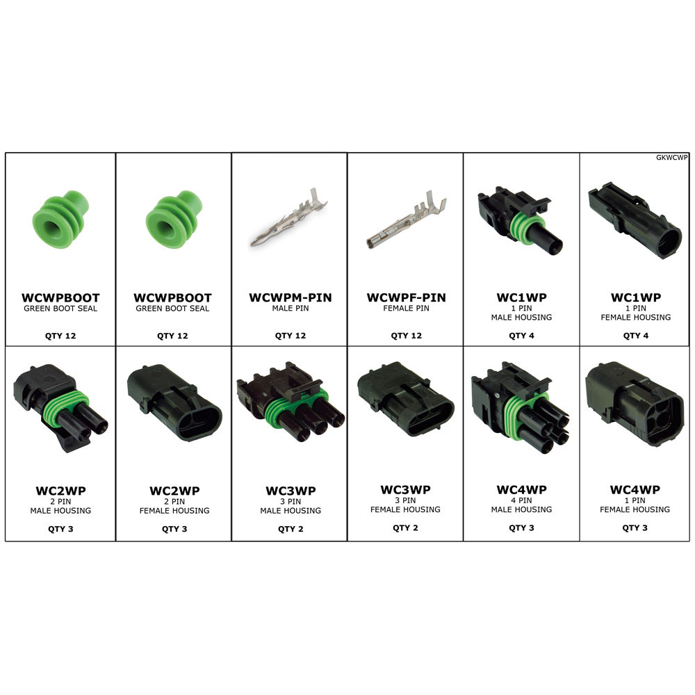 Weather Pack Housing Grab Kit - Wolfchester Australia
