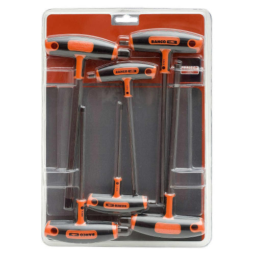Bahco T Handle Allen Key Set | Sizes 3,4,5,6,8,10mm