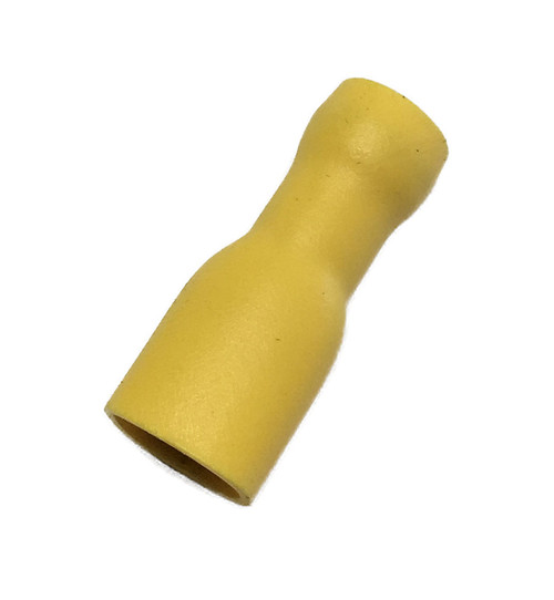 Insulated Yellow Female 6.3mm Connector, Pack of 25 - Wolfchester Australia