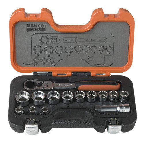 Bahco 14 Piece Go Through Socket Set - Wolfchester Australia