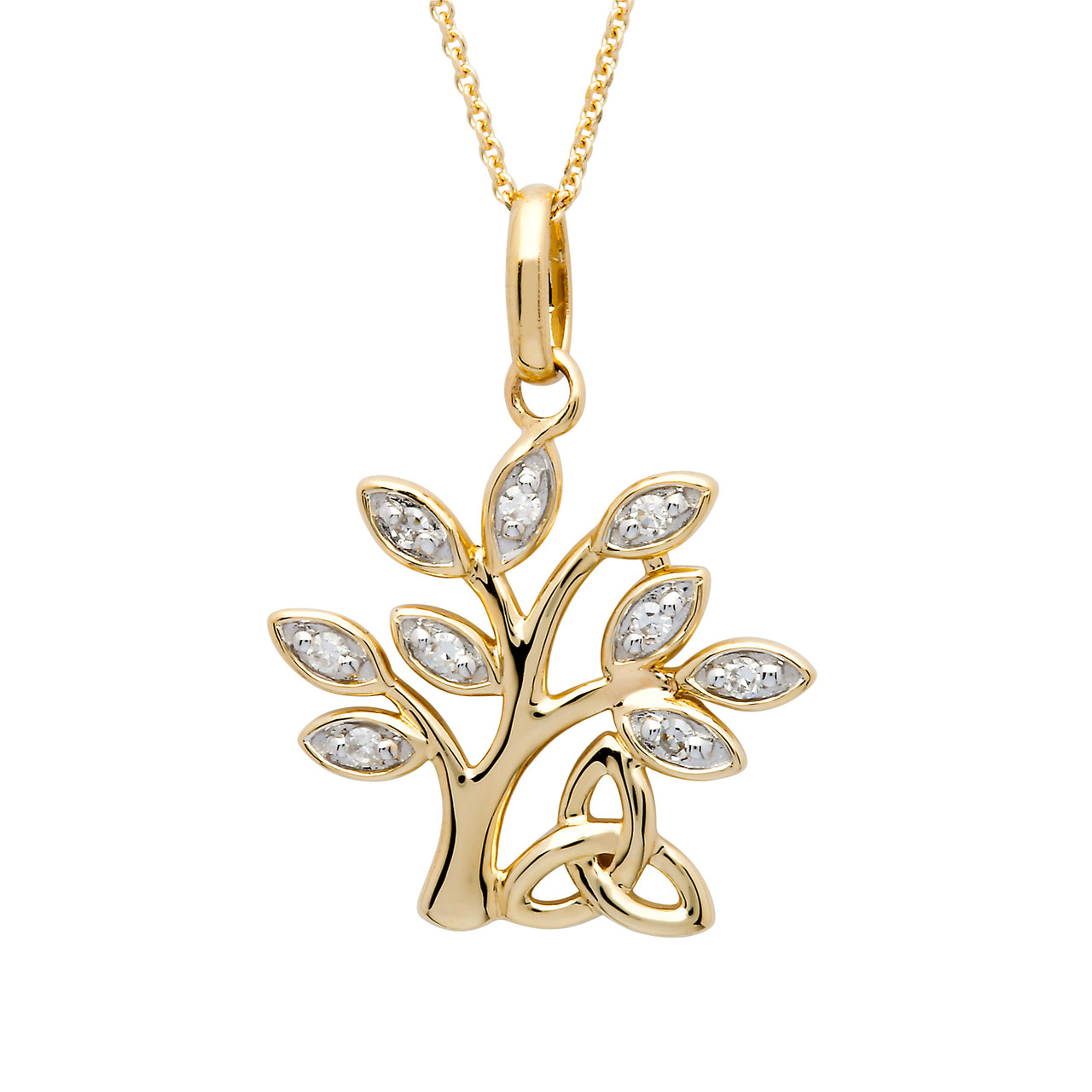 Gold Vermeil Tree of Life Necklace - The Twisted Shamrock